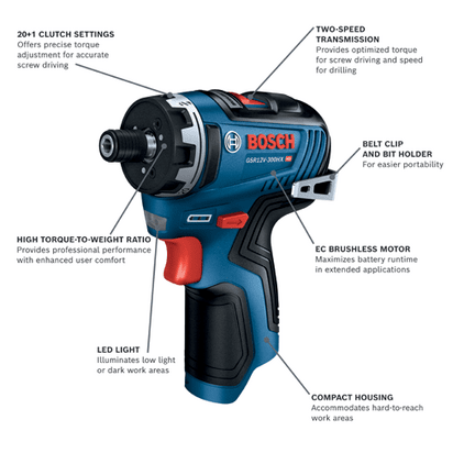 GSR12V-300HXN Cordless Screwdrivers